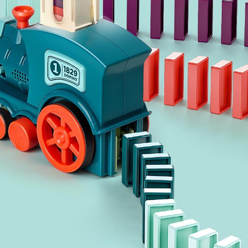 Domino Train Blocks Set Building and Stacking Toy For Kids – lifesuny