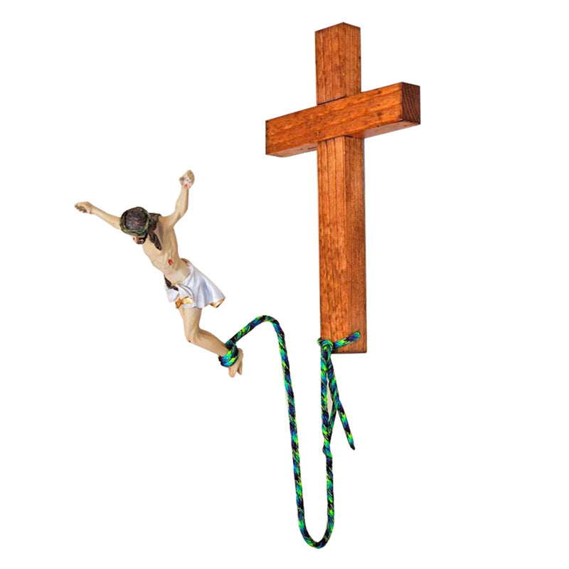 Bungee Jumping Jesus Religious Decoration – lifesuny